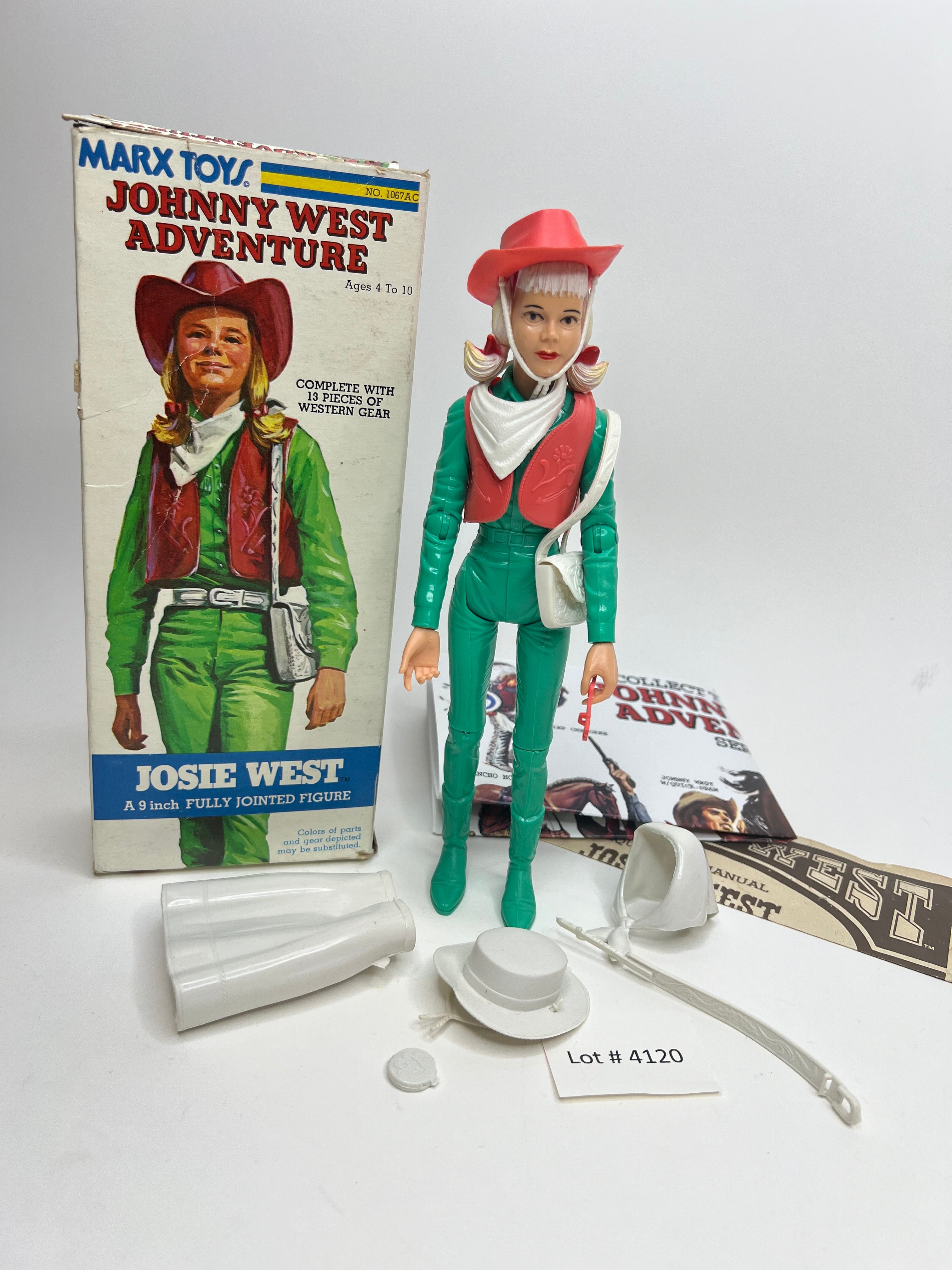Josie West Johnny West Adventure w/ orig box ! – Vintage Toy Room